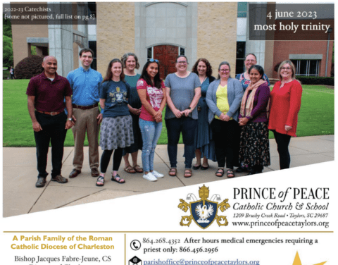 4 June 2023 Bulletin - Prince of Peace Catholic Church & School
