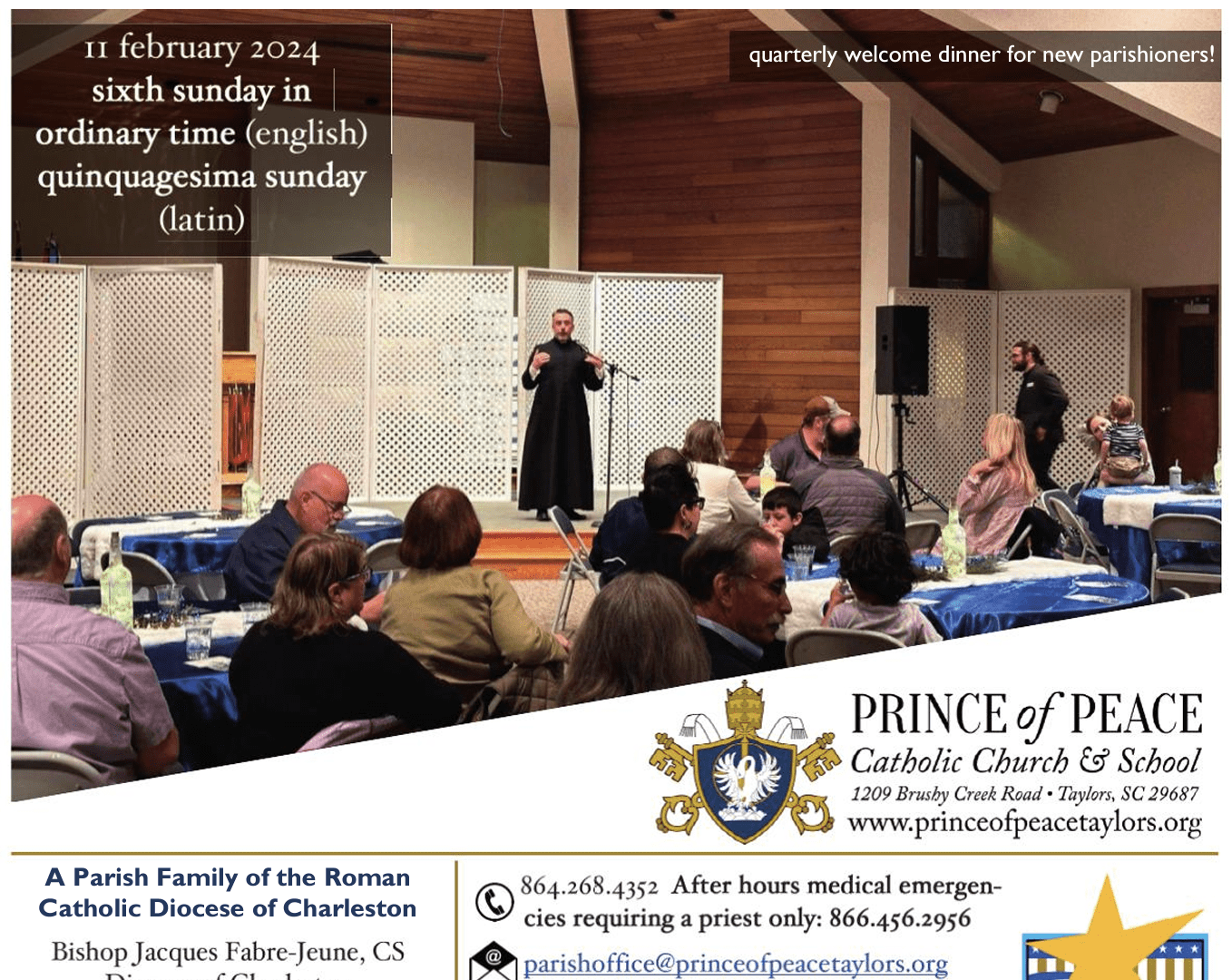 11 February 2024 Bulletin - Prince of Peace Catholic Church & School